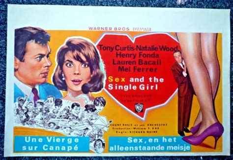 Sex And The Single Girl Original 1965 Belgian Affiche Movie Poster Natalie Wood 6995 Picclick Au