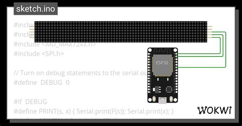 Esp8266 With Mdparola Wokwi Esp32 Stm32 Arduino Simulator