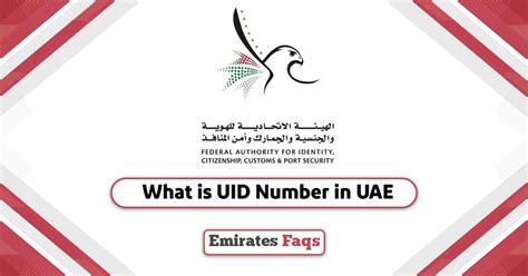 What Is Uid Number In Uae And How To Obtain It