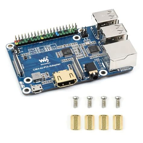 Waveshare For Raspberry Pi Cm4 To 3b Adapter Expansion Board Raspberry