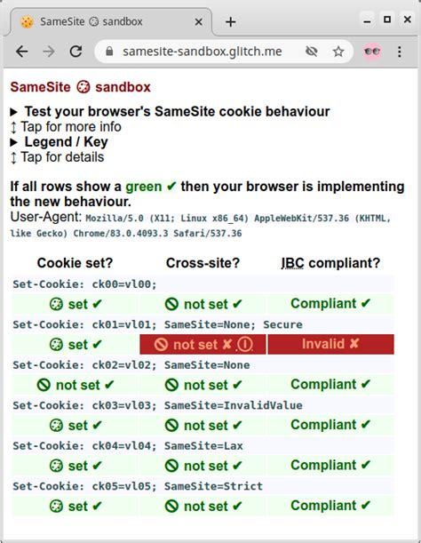 Samesitenone Enabled But Cookie Not Getting Stored · Issue 26