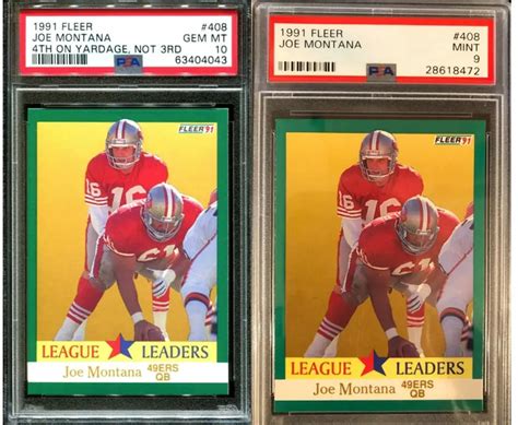 Breaking Down The Top 3 Joe Montana Error Cards Cardlines