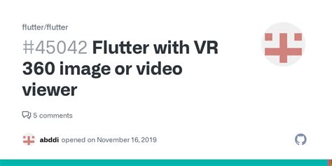 flutter with vr 360 image or video viewer · issue 45042 · flutter
