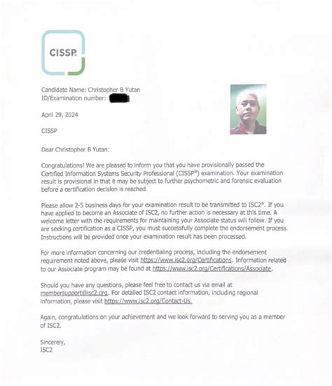 Christopher Yutan On Linkedin Cissp Cybersecurity Certification Milestoneachievement Infosec…