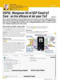 ESP32 Mongoose OS et GCP Cloud IoT Core un trio efficace et sûr pour