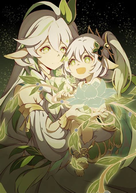 Nahida And Rukkhadevata Genshin Impact Drawn By Popiahpot Danbooru