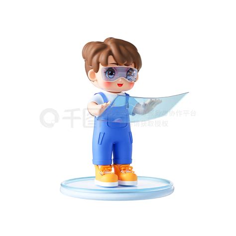 编程3d素材 3d立体儿童学习编程代码形象 模板免费下载 C4d格式 2000像素 编号63684371 千图网