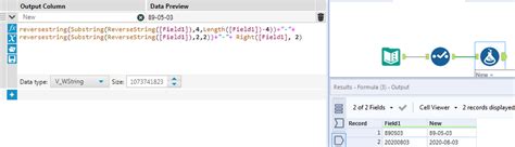 Solved Adding Dashes Within A Specific Field Alteryx Community