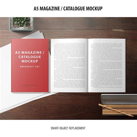 잡지 카탈로그 이랑 무료 Psd 파일