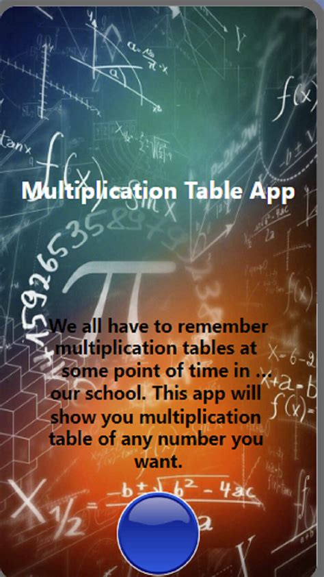 Multiplication Table App By Bryan App On Amazon Appstore