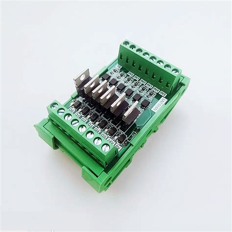 [usd 14 24] 6 Way Plc Output Amplifier Board Output Pnp Input Universal Io Single Wafer 12 24v