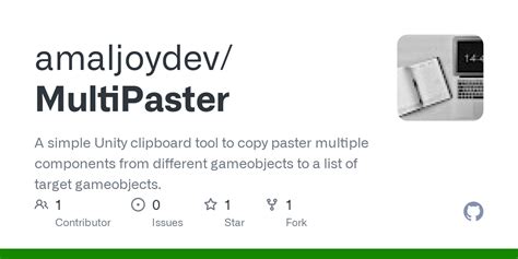 Github Amaljoydevmultipaster A Simple Unity Clipboard Tool To Copy