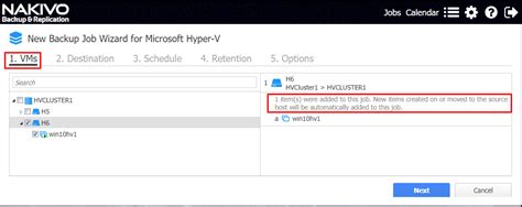 Backup Hyper V Clusters With Nakivo Virtualization Howto