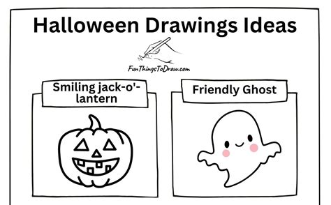 🎃69 Cute Halloween Drawings Ideas Fun Things To Draw