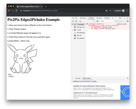 pix2pix promise example broken and props inconsistent · issue 873 · ml5js ml5 library · github