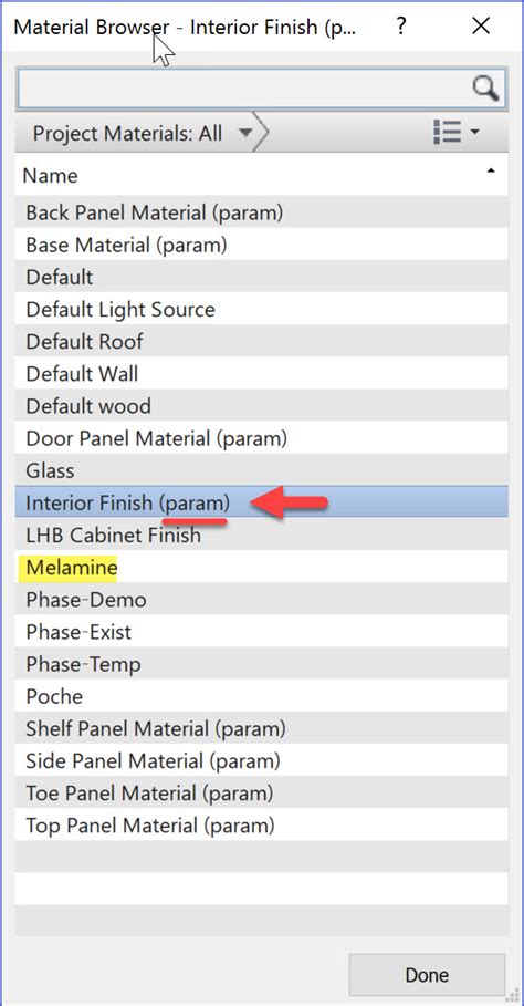 BIM Chapters Revit Materials Painting A Material Parameter