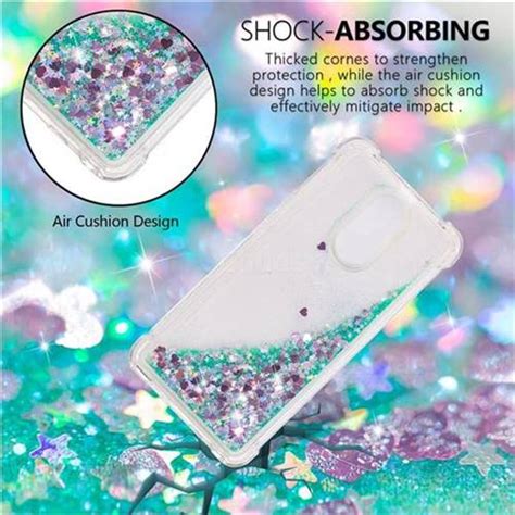 Dynamic Liquid Glitter Sand Quicksand Tpu Case For Lg Stylo 4 Green