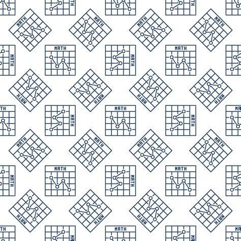 Premium Vector Mathematics Falling Graph Vector Concept Line Seamless Pattern