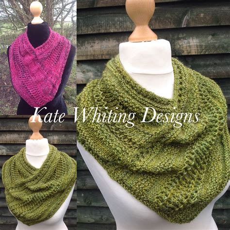 Mary Cowl Dk Knitting Pattern Kate Whiting Designs