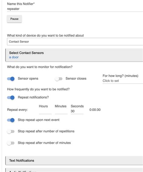 Notification App With Repeating Notifications 🛎️ Get Help Hubitat