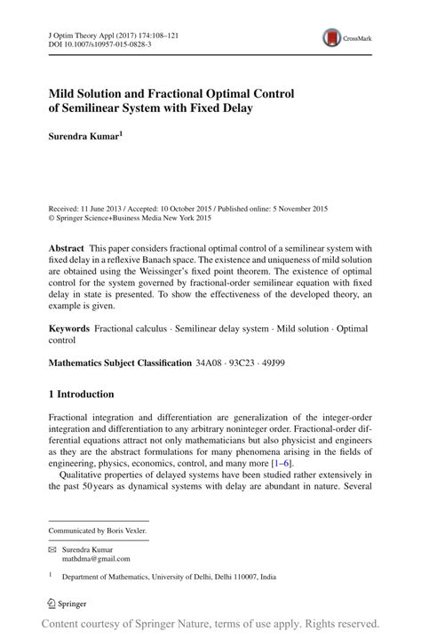 Mild Solution And Fractional Optimal Control Of Semilinear System With Fixed Delay