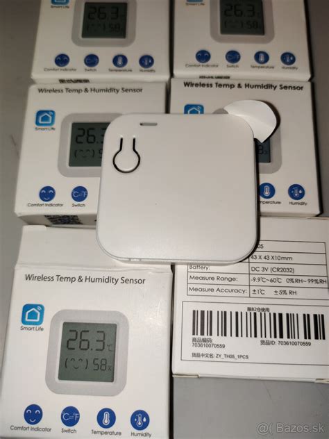 Senzor Th05 Teplota Vlhkost Bluetooth • Svetelektro