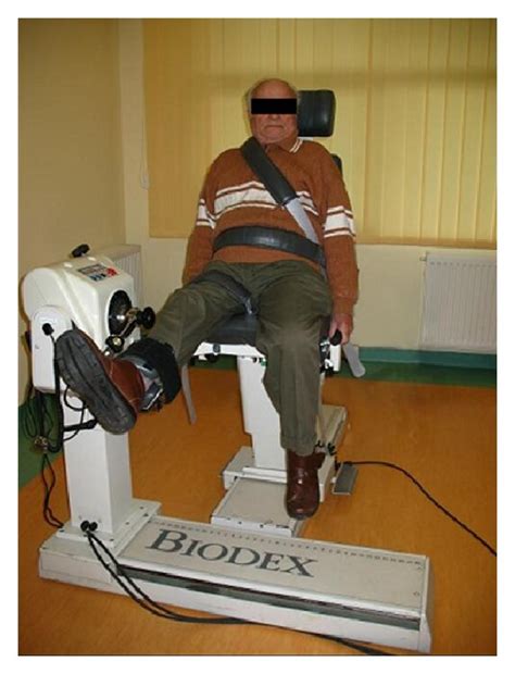 Patient Using Biodex Station During The Test Own Source Download Scientific Diagram