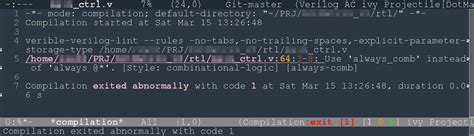 Emacs中调用verible Lint来检查verilog语法 Exasic的ic技术圈专栏