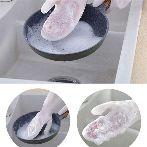 Badu Bg Многофункционални водоустойчиви гумени латексови ръкавици за миене на съдове Магическа