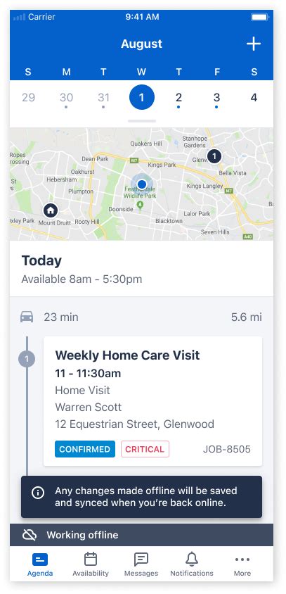 sync app data when logging in or reconnecting to the internet skedulo documentation