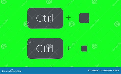 Ctrl C And Ctrl V Keyboard Button Copy Paste Shortcuts Icon Sign Symbol Stock Footage Video