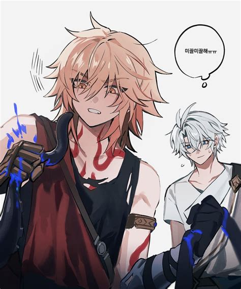 Phainon And Mydei Honkai And More Drawn By Pin Danbooru