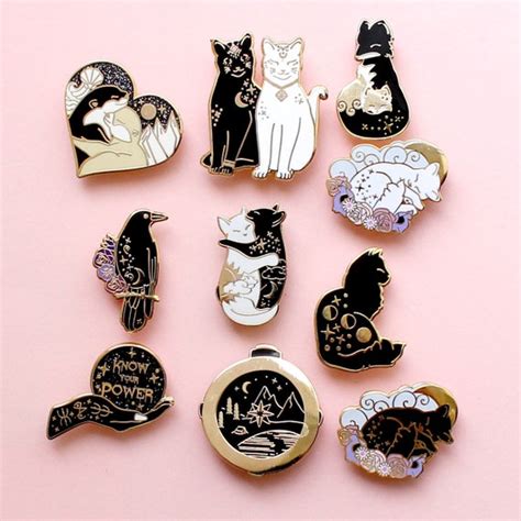 Any Pins Cute Enamel Pin Set Pin Set Pin Gift Pin Etsy