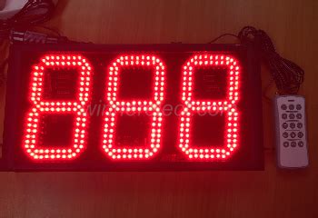 LED Digital Board LED Number Sign