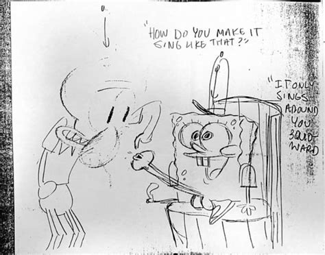 Made By The Official Spongebob Animators Are These Drawings Of The Spongebob Characters Doing