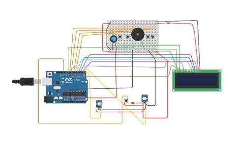 Circuit Design Ping Pong Game Tinkercad