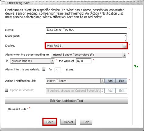 How To Replace An Old Room Alert With A New Room Alert At The Same IP Address In Device ManageR
