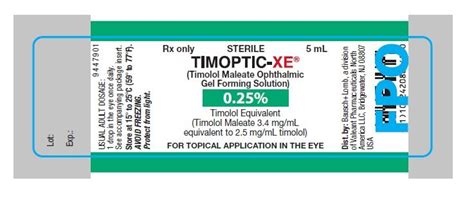 Timoptic Xe Fda Prescribing Information Side Effects And Uses
