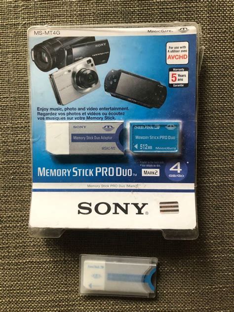 Sandisk Memory Stick Pro Duo MB Electronics Others On Carousell
