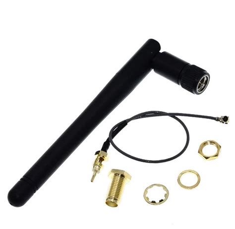 Antena Para Módulo Wifi Esp8266 3dbi 2 4ghz Com Conector Sma Fermarc