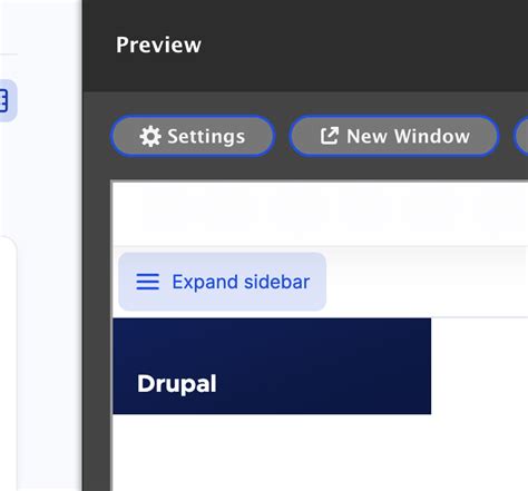 account for new admin navigation in preview iframe [ 3446583]