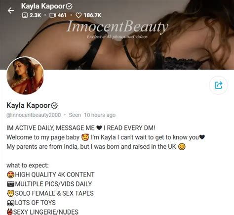 Kayla Kapoor Indian Onlyfans Model With Daily Drops
