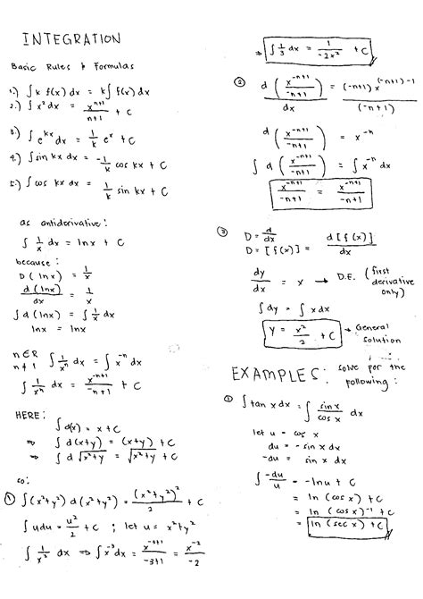 SOLUTION Integration Sample Problems And Solutions Studypool