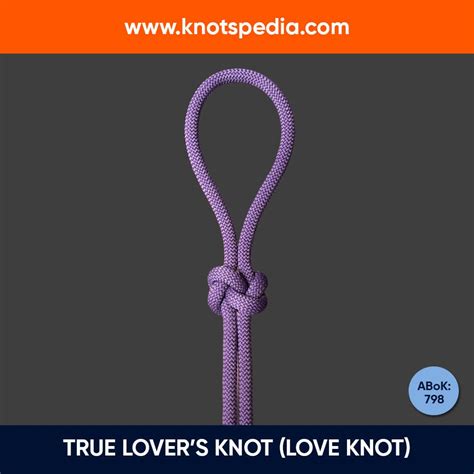 How To Tie The True Lovers Knot Love Knot