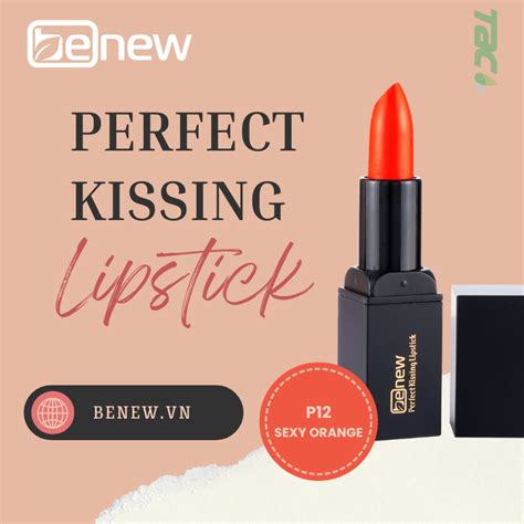 Benew Perfect Kising Lipstick Son Lì Mềm Môi Không Trôi Mỹ Phẩm