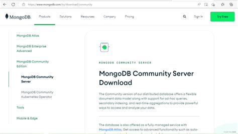 Mongodb数据库下载与安装 Csdn博客