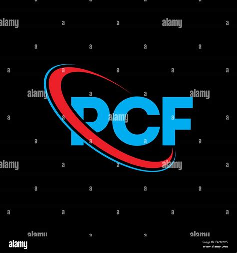 Pcf Logo Pcf Letter Pcf Letter Logo Design Initials Pcf Logo Linked With Circle And Uppercase