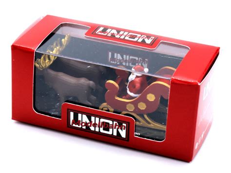 Ho Kerstman Met Slee En Rendieren Afgewerkt Model Ho Spoor