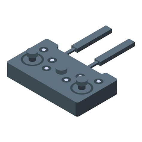 Premium Vector Wireless Drone Joystick Icon Isometric Vector Aerial