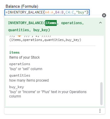 Array Formulas Stock Balance Inventory ArrayFormula In Google Sheets
